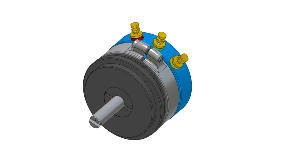 Single turn wound potentiometer FTC-07 | Codechamp Semip